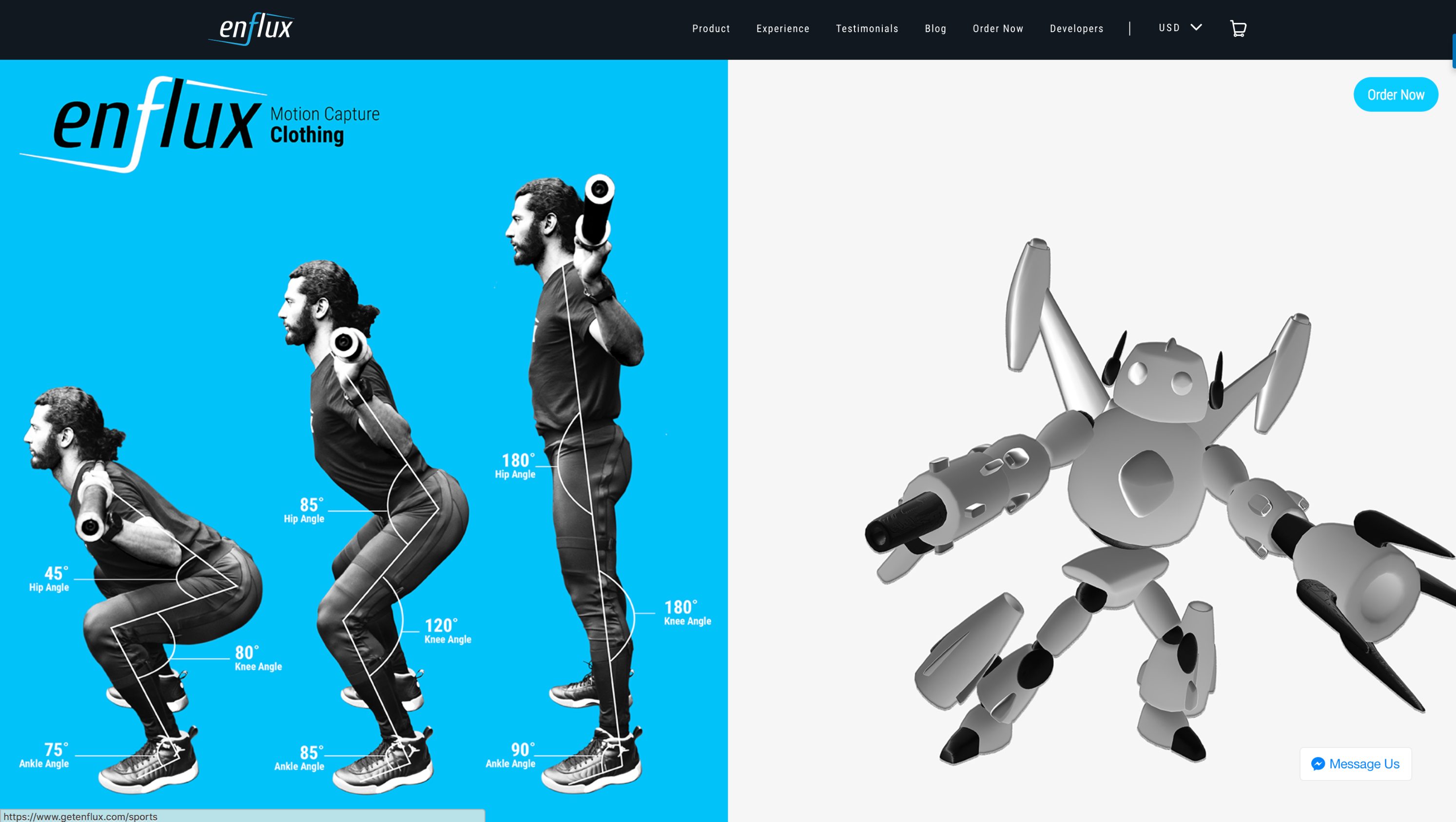 Enflux / トレーニングの様子を3Dキャプチャできる服 | earthkeylab