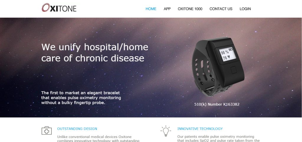 Oxitone Medical / 元祖スマートウオッチ型パルスオキシメーター | earthkeylab