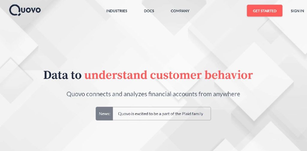 Quovo / 投資データ解析プラットフォームを提供するフィンテック・スタートアップ | earthkeylab
