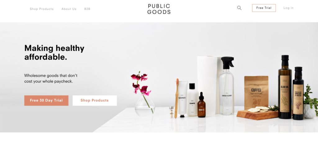 Public Goods / D2C化した家庭用品ブランド | earthkeylab