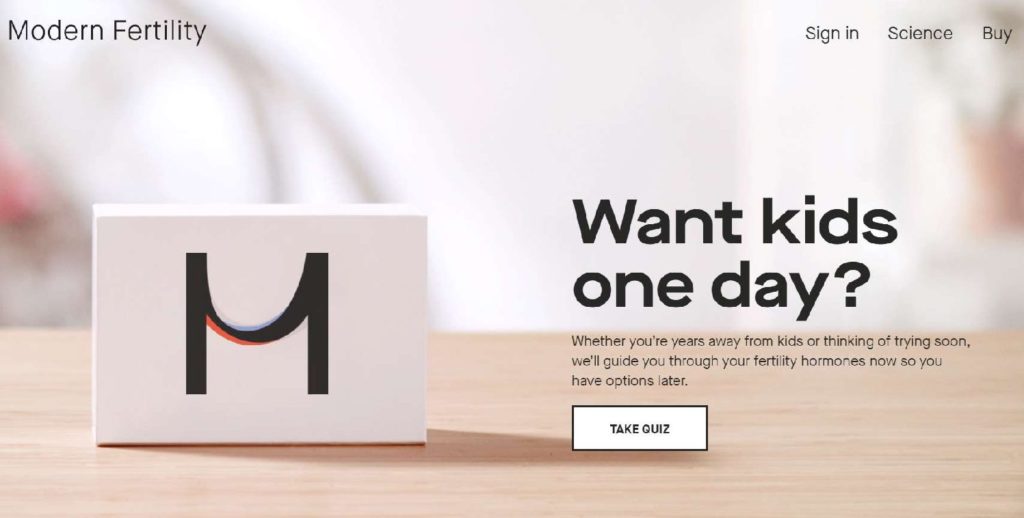 Modern Fertility / 女性が自宅で受けられる妊娠力検査キットを販売するスタートアップ | earthkeylab