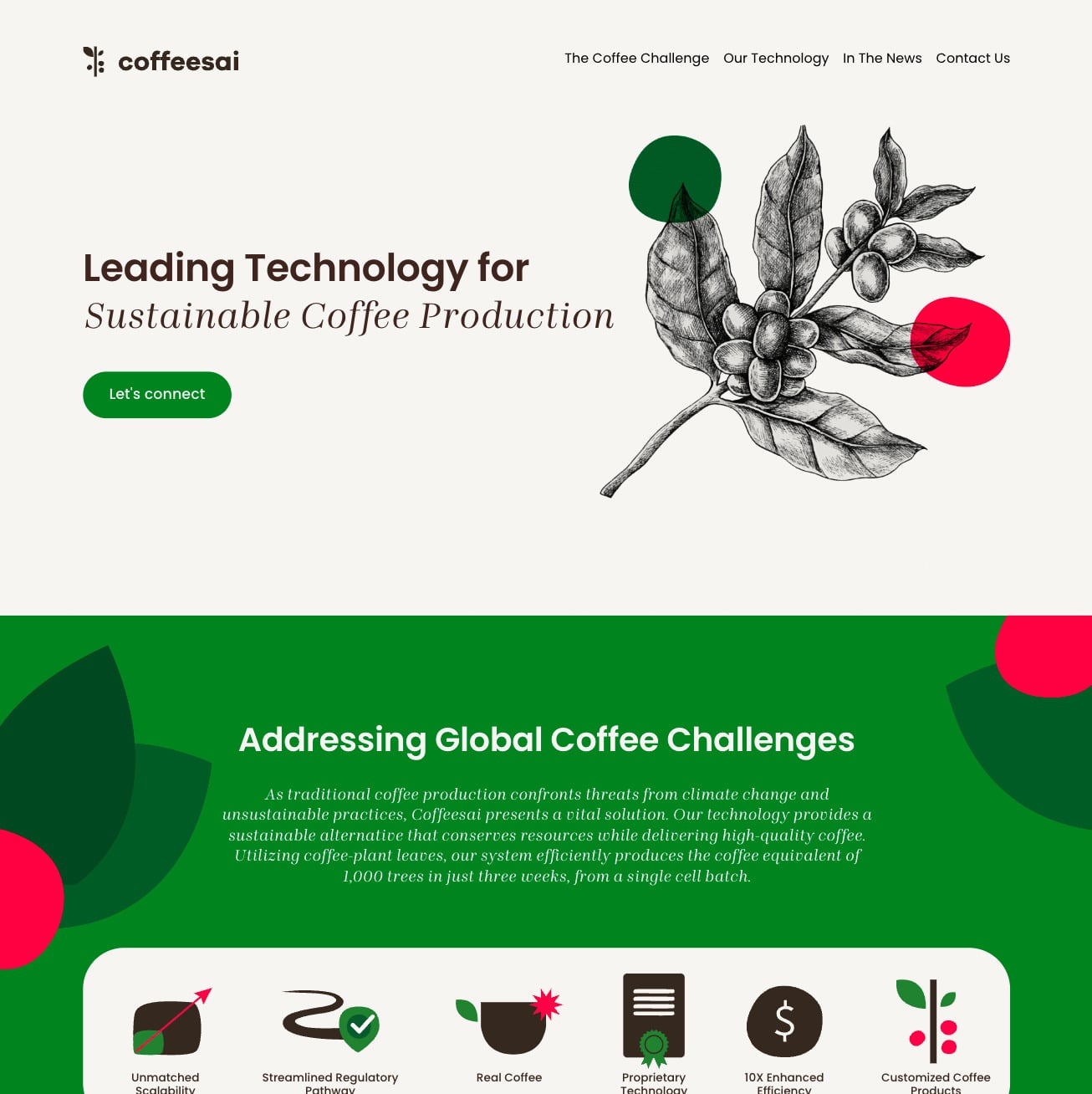 細胞農業によるコーヒー作りCoffeesai(コーヒーサイ) | earthkeylab